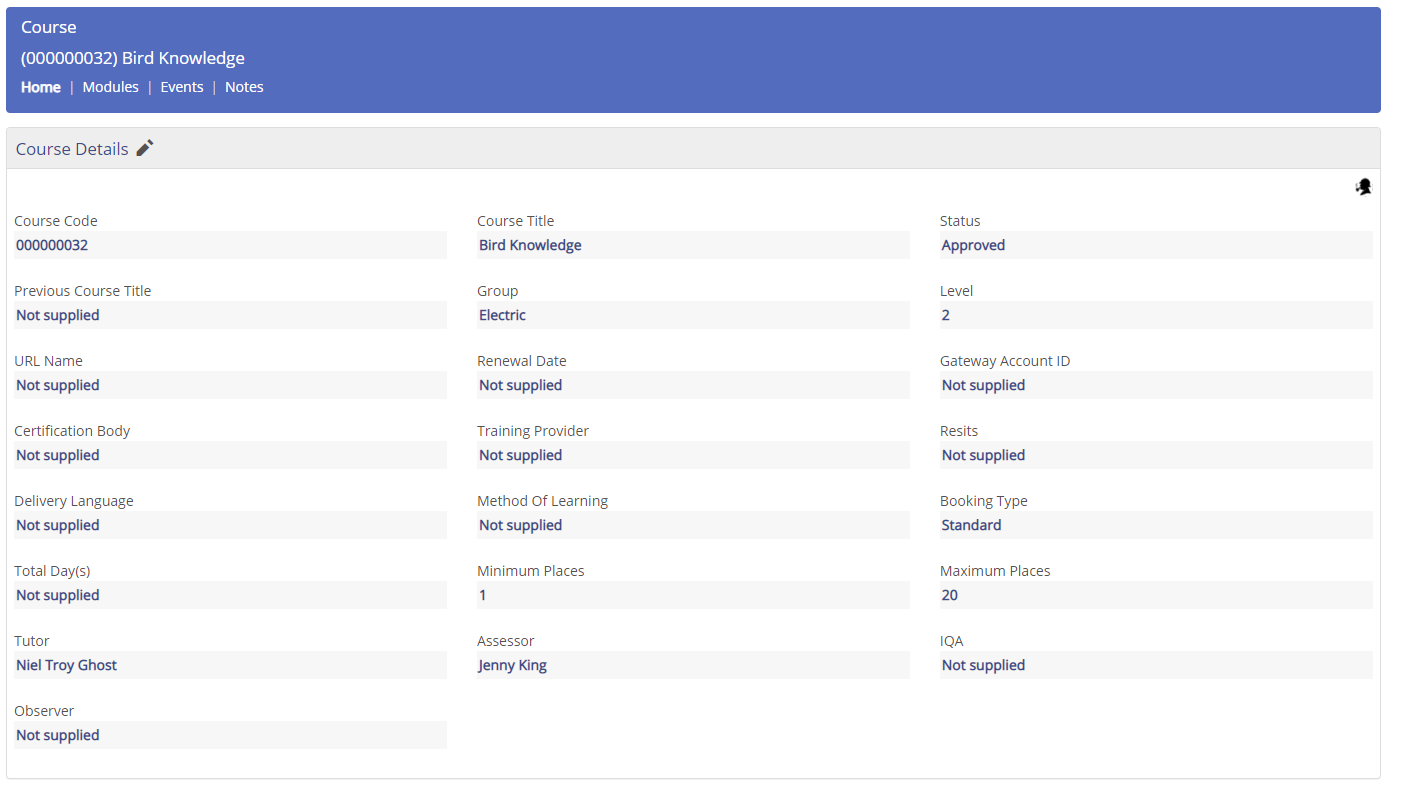 GA Endeavour – Software for Training Providers