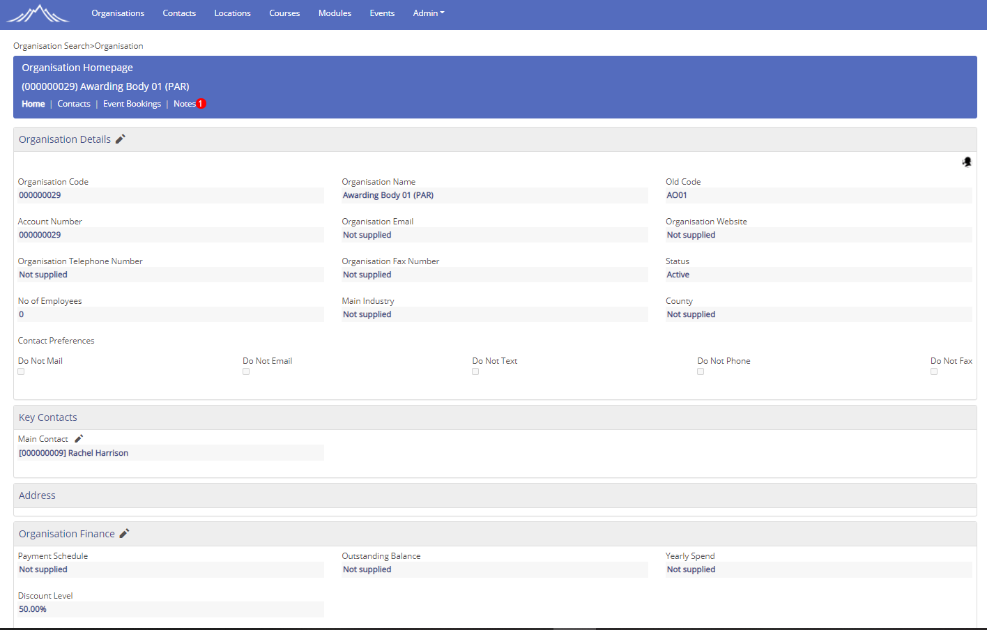 GA Endeavour – Software for Training Providers