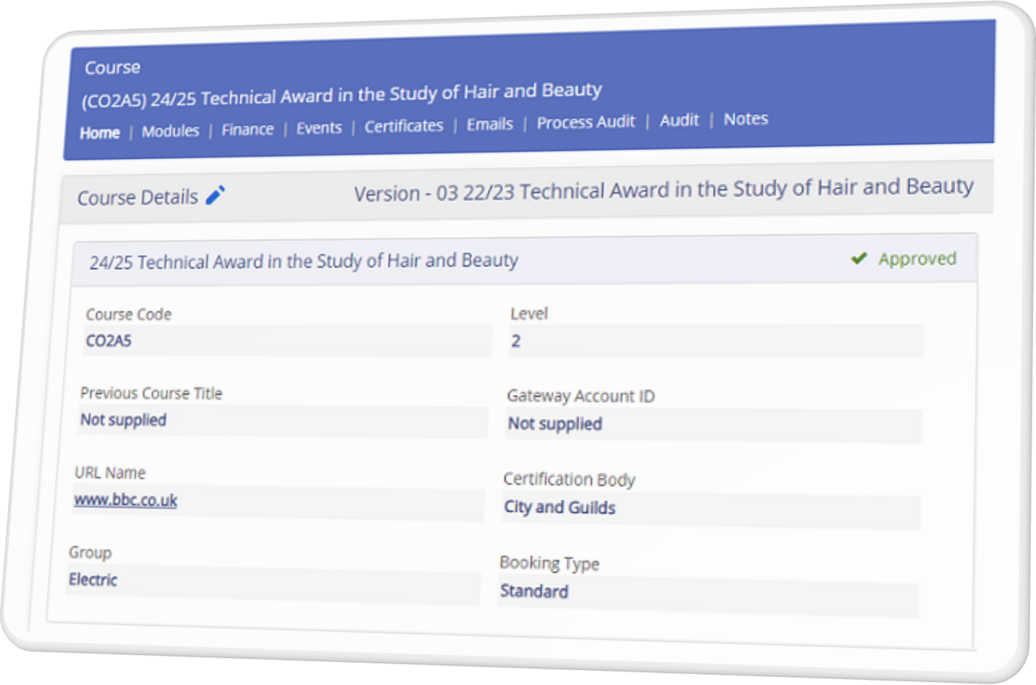 GA Endeavour – Software for Training Providers